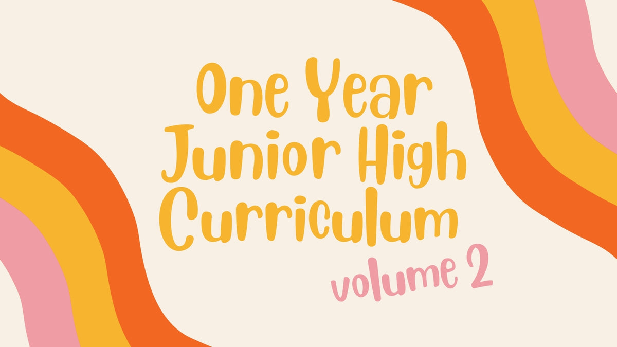 One Year Junior High Curriculum, Volume 2 – Ministry to Youth