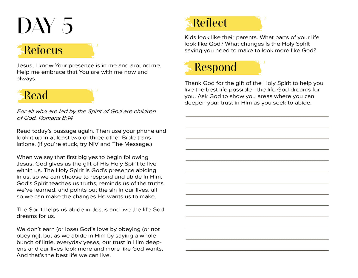 Abide in Christ Youth Devotional – Ministry to Youth